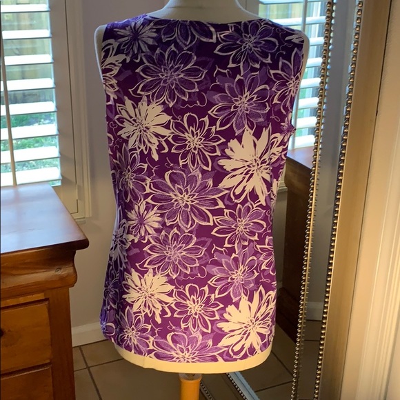 Antthony | Tops | Antthony Original Tank Size M Purple And White | Poshmark